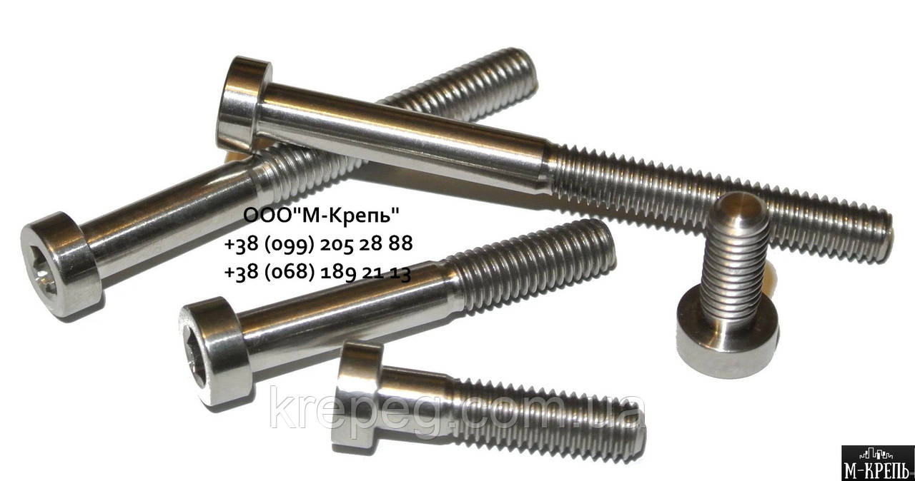 Винт М6 DIN 6912 с низкой цилиндрической головкой и внутренним ...