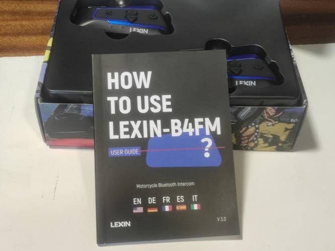 Lexin B4FM-X Bluetooth-гарнитура для мотоциклетного шлема, BT 5.0, 10 ...