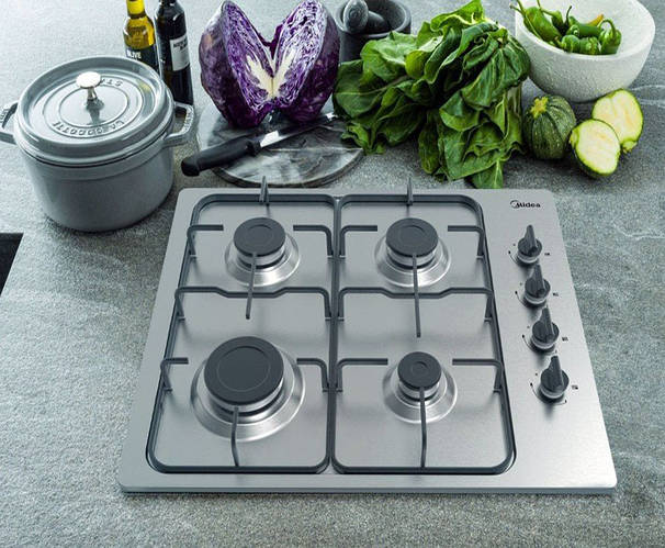 Газовая плита, варочная поверхность MIDEA MG60413X-CZ (ID#2022606005 ...