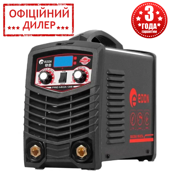 Сварочный инвертор Edon STP PRO MMA-315 (7 кВт, 10-315 А, 1.6-5.0 ...