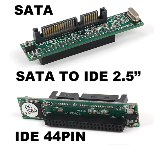 Переходник SATA на IDE 2.5' 44pin напрямую к HDD (ID#2023171644), цена ...