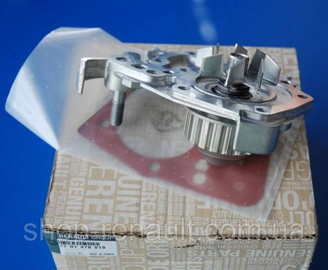 Купить Насос водяной 1.4-1.6 MPI RENAULT ORIGINAL 7701478018 в Одессе