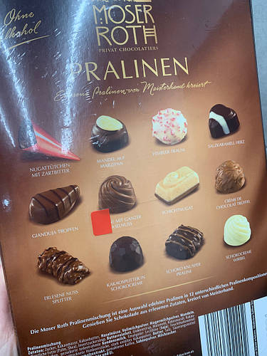 Moser Roth Pralinen Цукерки Праліне з начинками 300g (ID#2023203474 ...