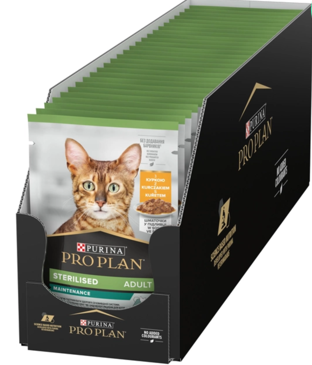 Purina Pro Plan Sterilised паучи для стерилизованных кошек с курицей ...