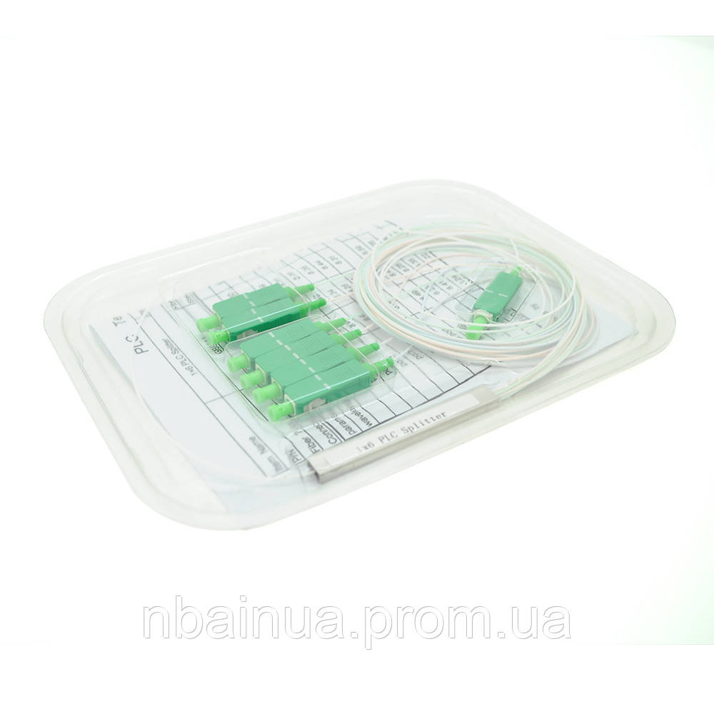Дільник Coupler PLC-1x6-split-0-SC/APC-0.9mm, ціна: 500 ₴, купити на ...