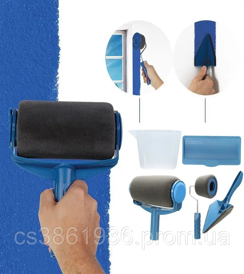 Набор для покраски Paint Roller 5в1 стен, потолка, пола валик с ...