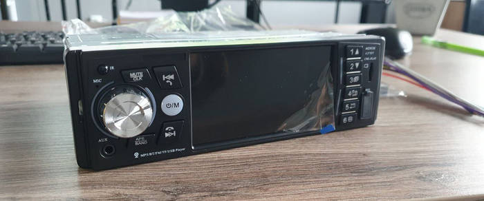 Автомагнитола универсальная 1DIN в машину с флешкой USB с sd картой и ...