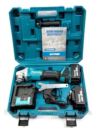 Аккумуляторная болгарка Makita DGA 504Z. Угловая шлифмашина Макита ...
