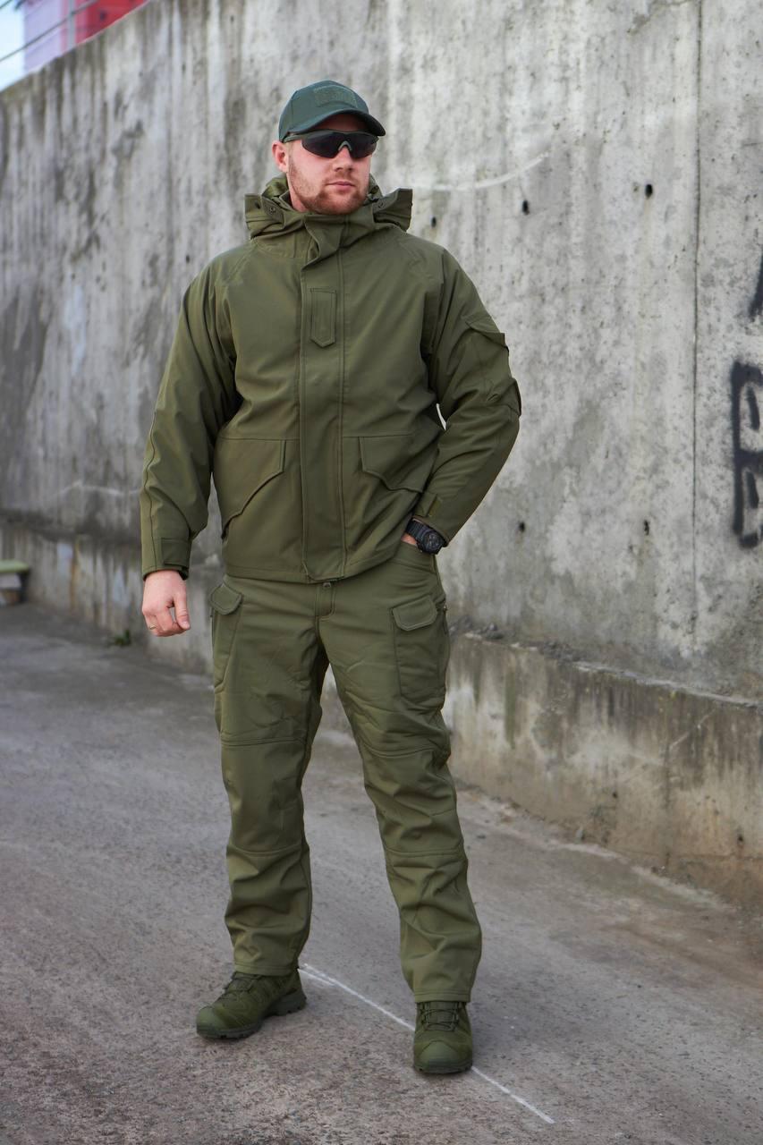 Тактична осінна куртка HAN WILD G8 Soft Shell олива 2 в 1 Тактична ...