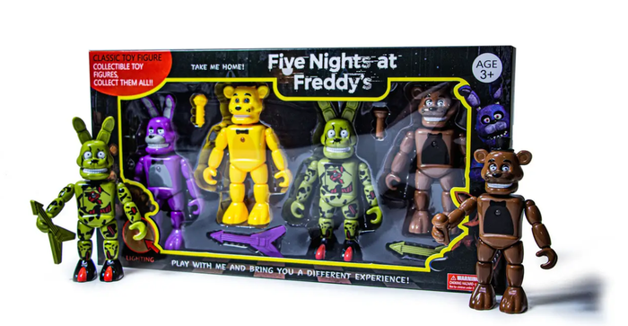 Набір фігурок FNAF Аніматроніки 4 шт. ABC (ID#2024157425), цена: 499 ...
