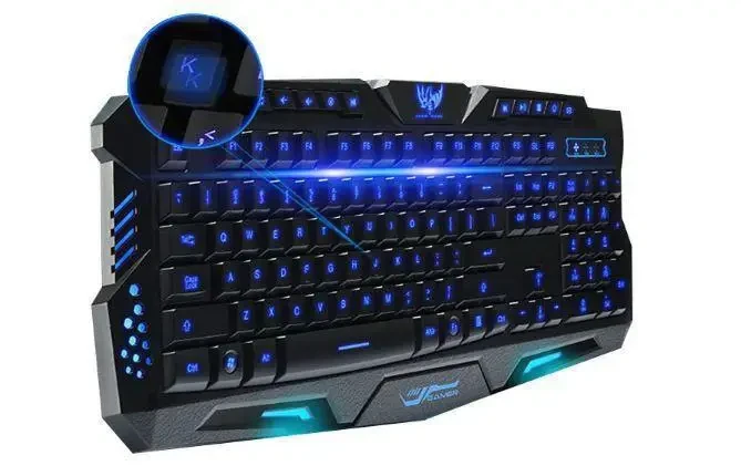 Клавиатура KEYBOARD LED M200 | Игровая клавиатура (ID#1271675702), цена ...