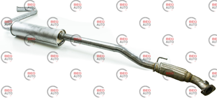 Резонатор Daewoo Sens 1.3 (Алюминий BOSAL) с гофрой под лямда-зонд. (ID ...