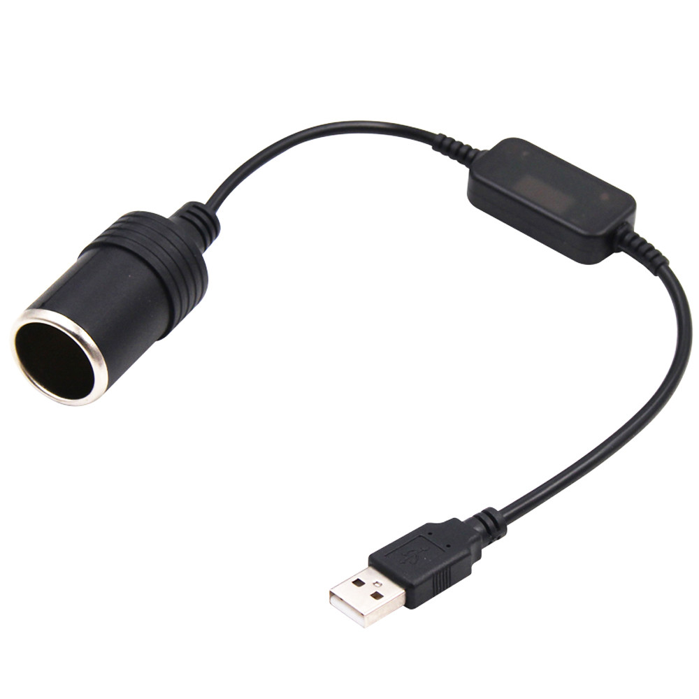 Адаптер перехідник з Usb на прикурювач машини 12 В для автоприладів Id