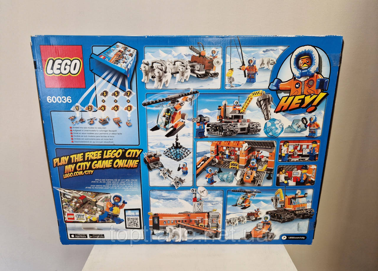 Конструктор Lego City 60036 Arctic Base Camp Арктичний базовий табір ...
