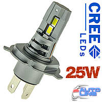 Компактная LED-лампа H4/H19 под галогенку - Cyclone LED H4/H19 H/L ...