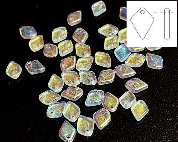 Намистини Dragon Scale Crystal АВ 1.5*5мм 10шт. (ID#2025265650), ціна ...