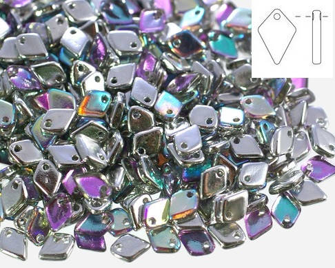 Намистини Dragon Scale Crystal Vitrail 1.5*5мм 10шт. (ID#2025295224 ...