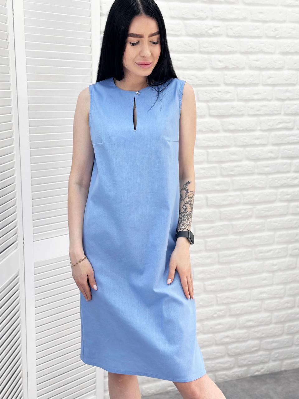 Льняное летнее платье "Viki" оптом | Fashion Girl - женская одежда по ...