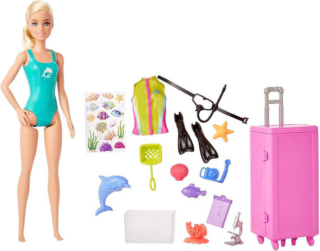 Игровой набор кукла Барби Морской биолог Barbie Marine Doll HMH26 (ID ...