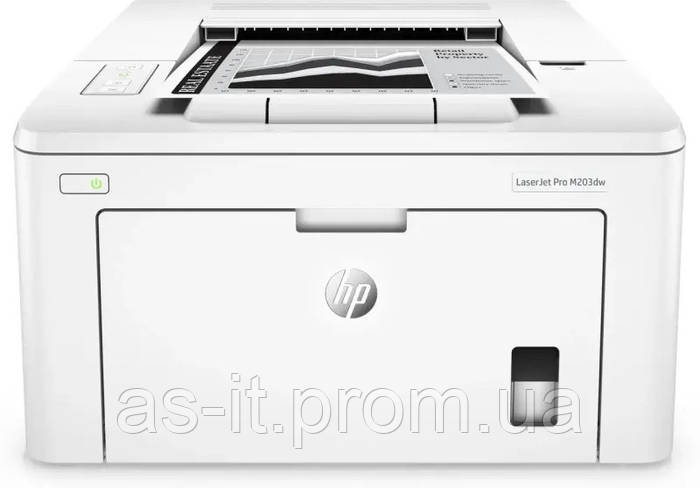 БУ Принтер HP LaserJet Pro M203dw (A4, лазерный, черно-белая, USB ...