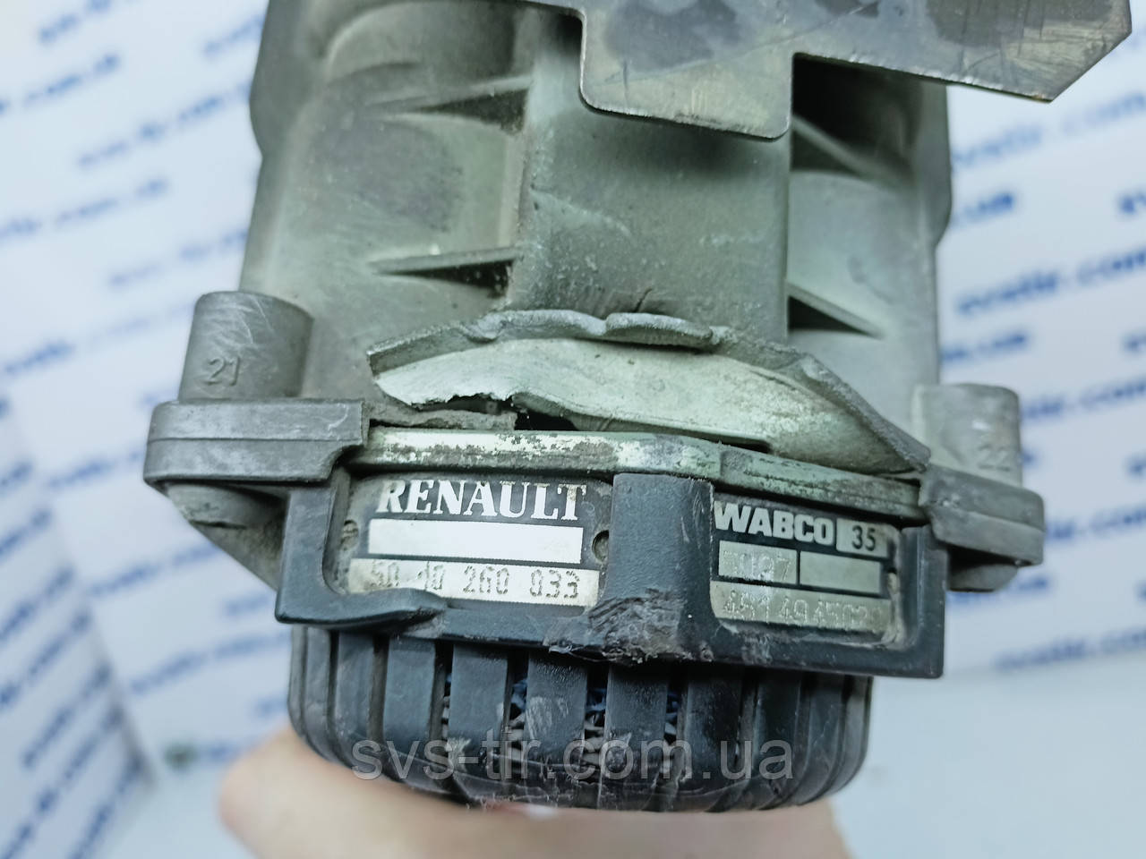 Головний гальмівний кран Renault Premium євро 2, 5010260033 WABCO ...