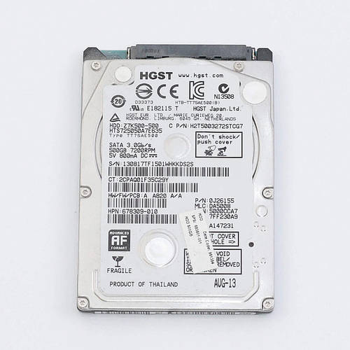 Жорсткий диск HDD HGST 500GB 7200rpm 32Mb 2.5" SATA II Z7K500-500 ...
