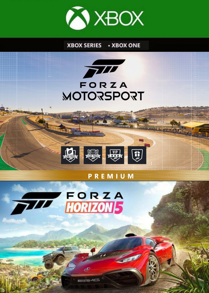 Forza Motorsport and Forza Horizon 5 Premium Editions Bundle для Xbox ...