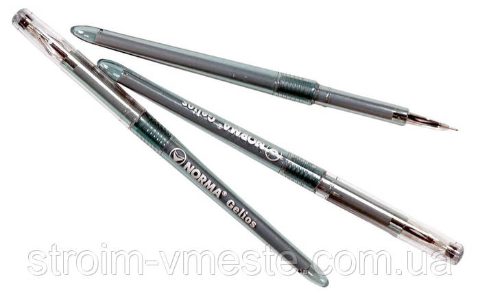 Ручка гелевая Gelios 0.5мм черная точный инструмент для письма и ...