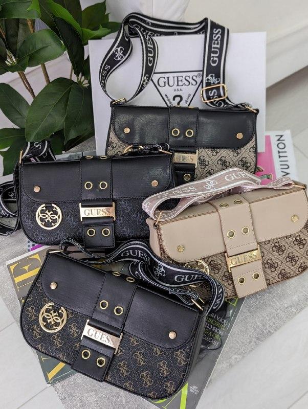 Женская сумка Guess bagget в расцветках, сумка Гесс, сумка баггет ...