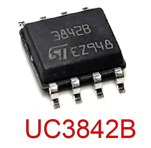 Мікросхема UC3842B, ШИМ контролер, SOP-8 (ID#2026506988), цена: 21 ...