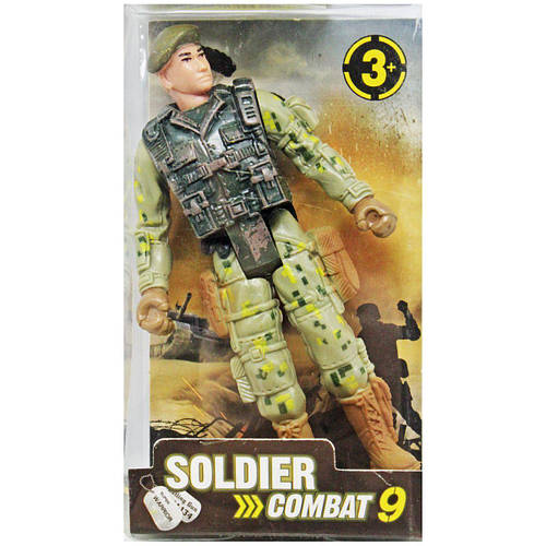 Фигурка солдата "Soldier combat" (вид 3) Пластик Хаки (227730) (ID ...