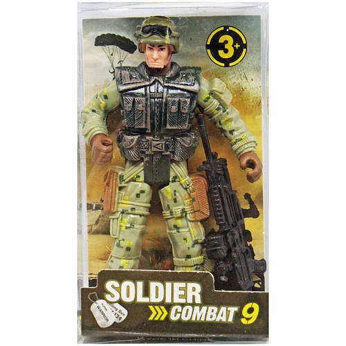 Фигурка солдата "Soldier combat" (вид 1) Пластик Хаки (227728) (ID ...