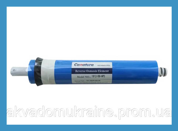 Мембрана Canature 1812-50 GPD. Виробництво Китай, ціна: 440 ₴, купити на Prom.ua