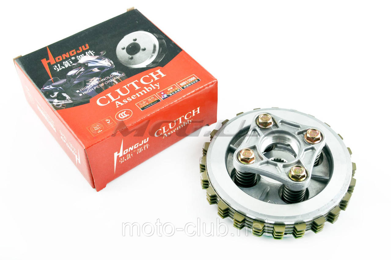 Диски сцепления на мотоцикл с двигателем 4T KTT125 (диски, пружины ...