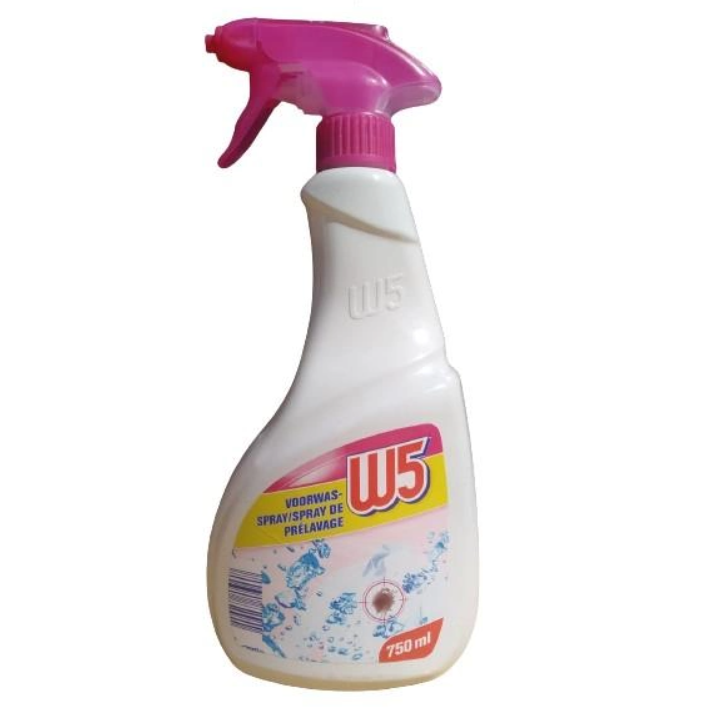 Плямовивідник W5 Pre-wash spray 750 мл Засіб для видалення плям ...