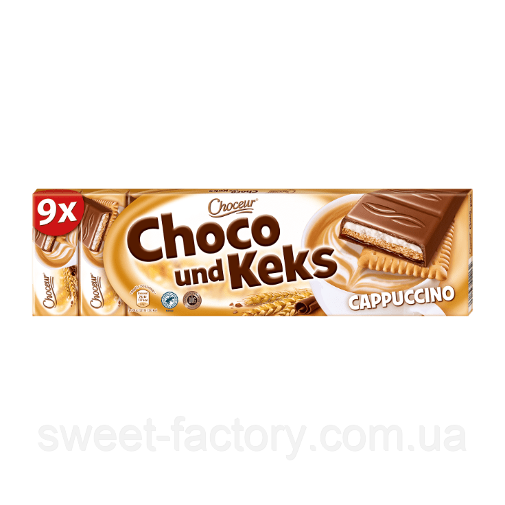 Печенье Choceur Choco Und Keks Cappuccino 9s 300g (ID#2027569518), цена: 179 ₴, купить на Prom.ua