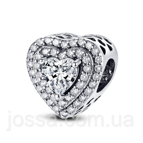 Шарм для браслета Pandora, Блискучі серця (ID#2027725598), ціна: 529 ...