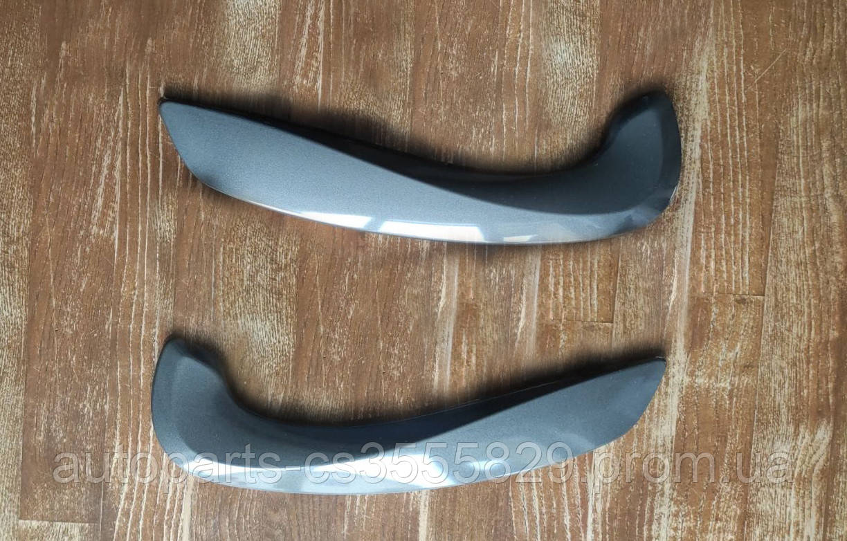 Накладки ручки двери Renault Megane III Fluence рено меган 3 сірого ...