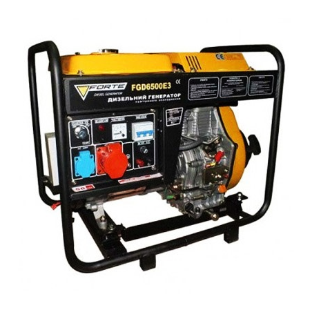 Дизельный генератор 380V Forte FGD6500E3 5.5кВт-5,.0кВт (ID#2028218665 ...