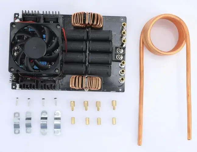 Низьковольтний нагрівальний модуль 12-40 В 1000 Вт 20 А ZVS індукційна ...