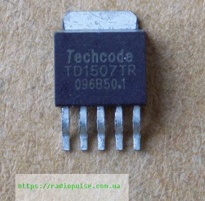Мікросхема AP1507-ADJ ( TD1507TR-ADJ , XL1507-ADJ ) , TO252-5pin (ID ...