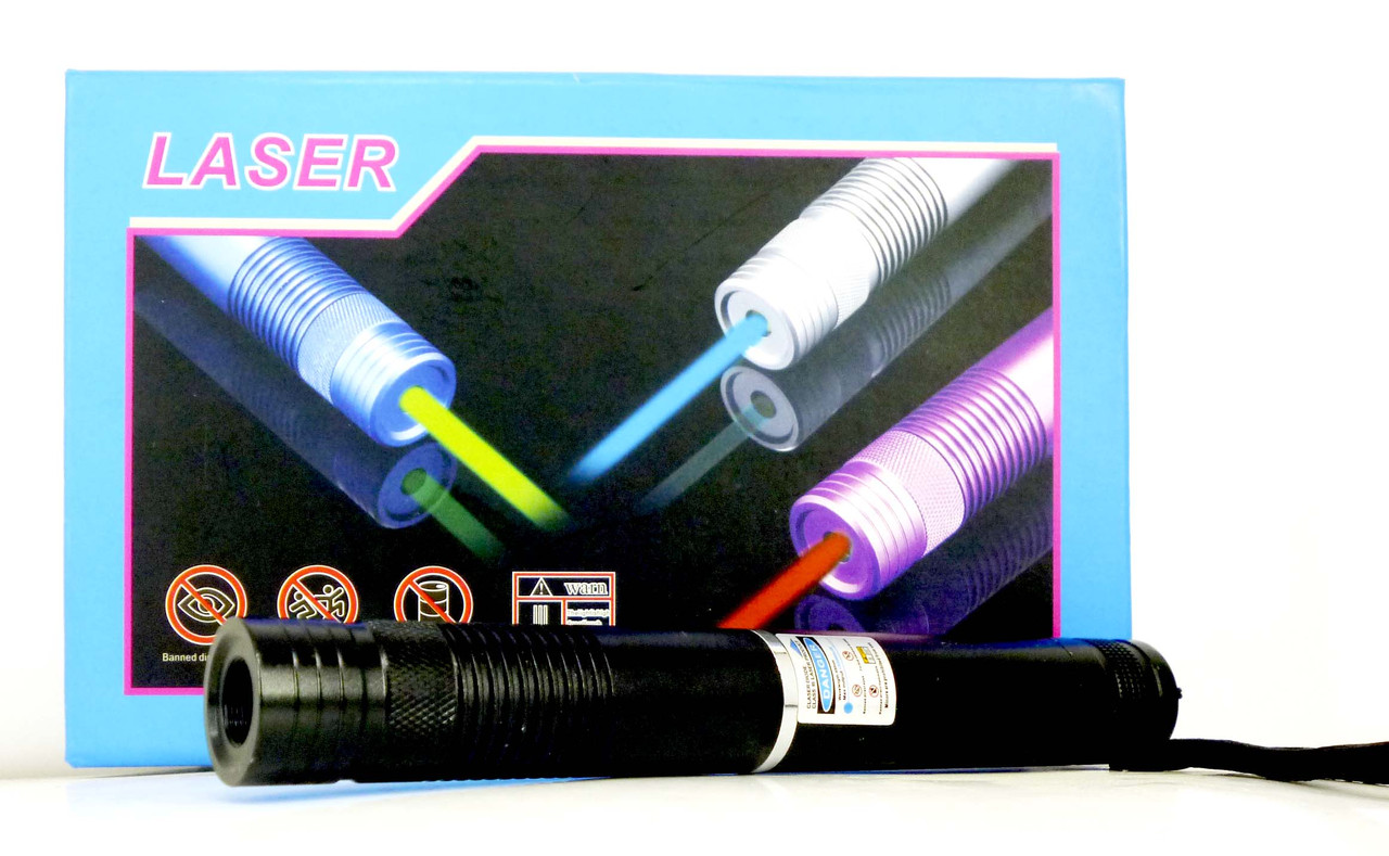 Самый мощный прожигающий синий лазер YX-B008 5000mW, лазерная указка ...