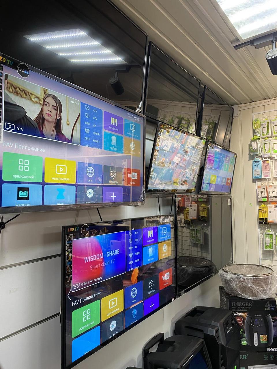 Телевизор 4K Samsung 55 дюймов 4к Смарт тв Телевізор Самсунг с Т2 ...