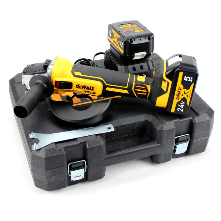 Аккумуляторная болгарка DEWALT DCG405P2 ( 24V, Ø125 ММ) УШМ,турбинка ...