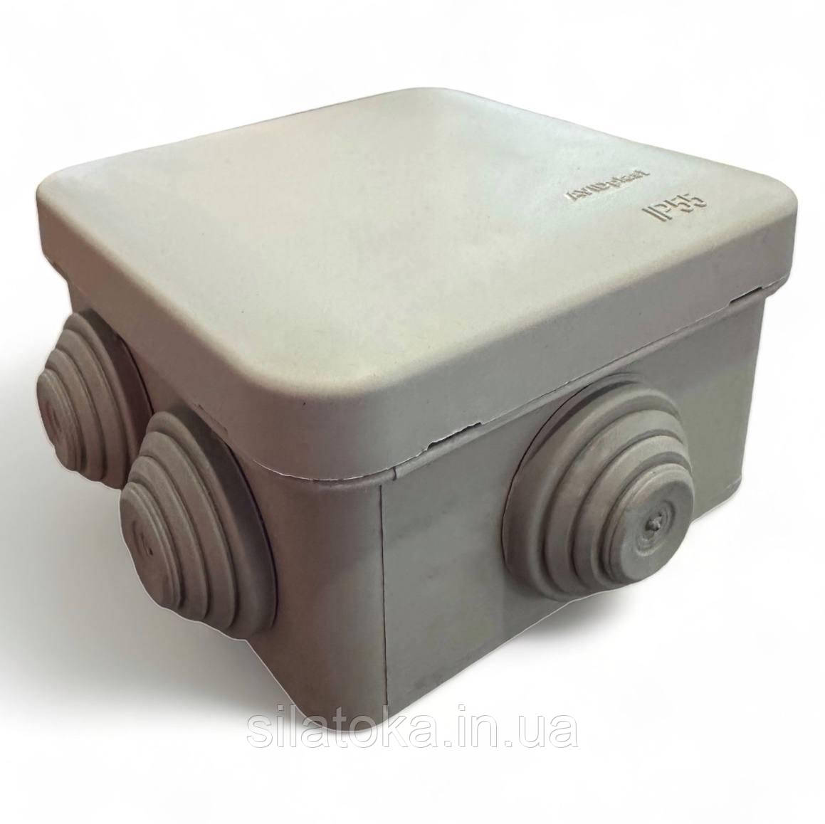 Коробка распределительная наружная 75×75мм AVIDplast ip55 (ID ...
