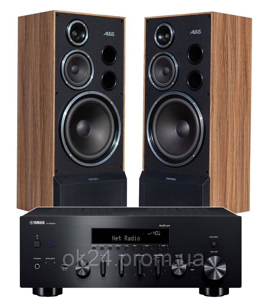 Колонки Tonsil Altus 300 + ресивер YAMAHA MusicCast R-N600A Black (ID ...
