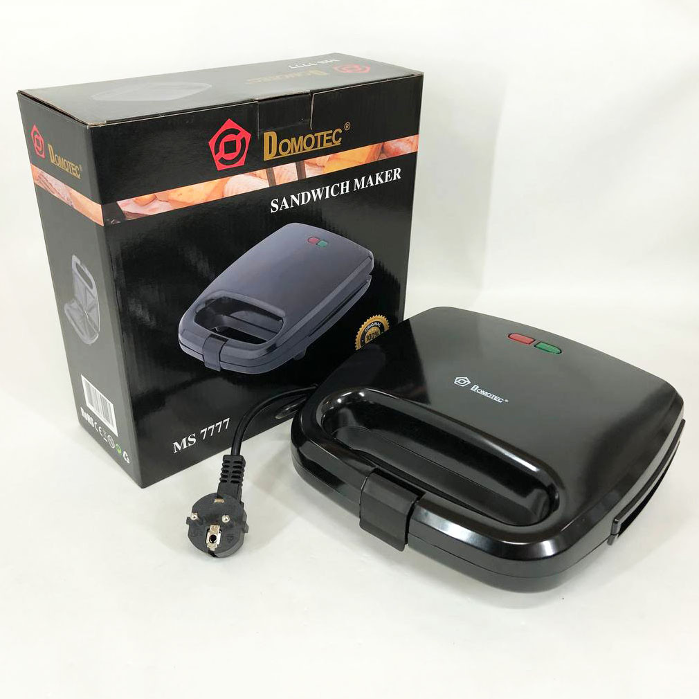Гриль электрический прижимной DOMOTEC MS-7777 / Мультимейкер 4в1 ...