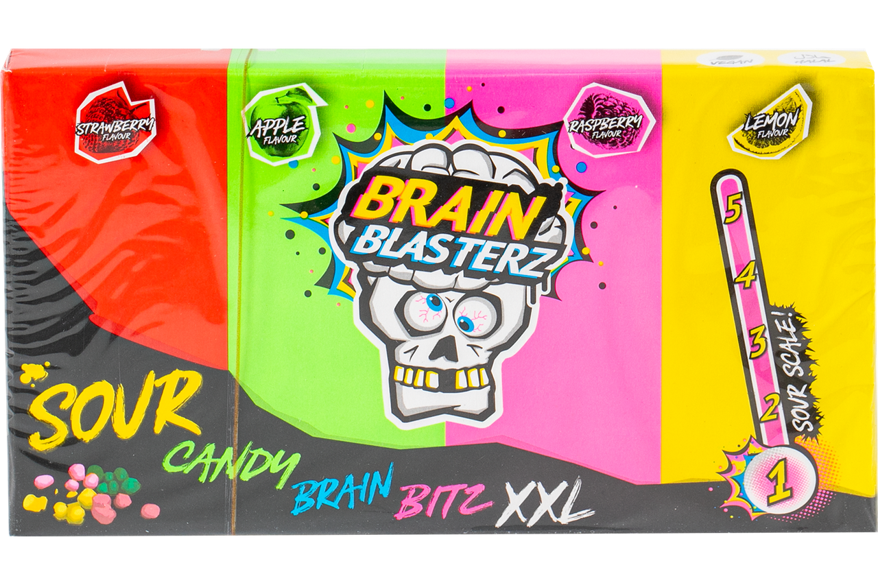 Конфеты Candy Bitz Mix XXL BRAIN BLASTERZ 144 г купить в Киеве и ...