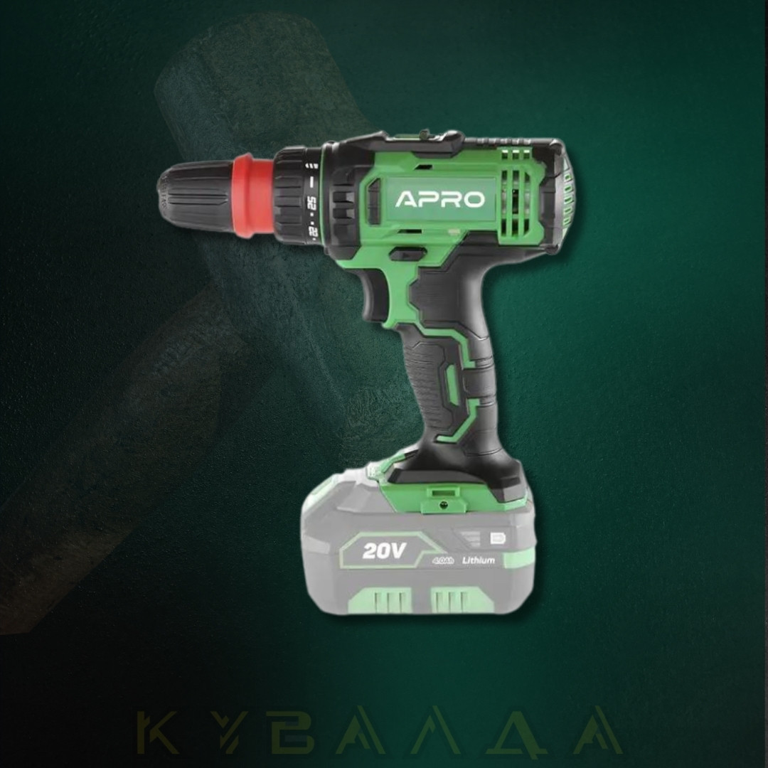 APRO Дрель-шуруповерт 20DCK 20 В без АКБ без ЗУ, с кейсом (ID#2030607331), цена: 1806 ₴, купить ...