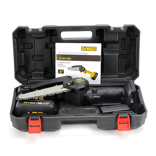 Аккумуляторная мини пила DeWalt DCM140N 24V 5AH Веткорез девольт 24В 5А ...